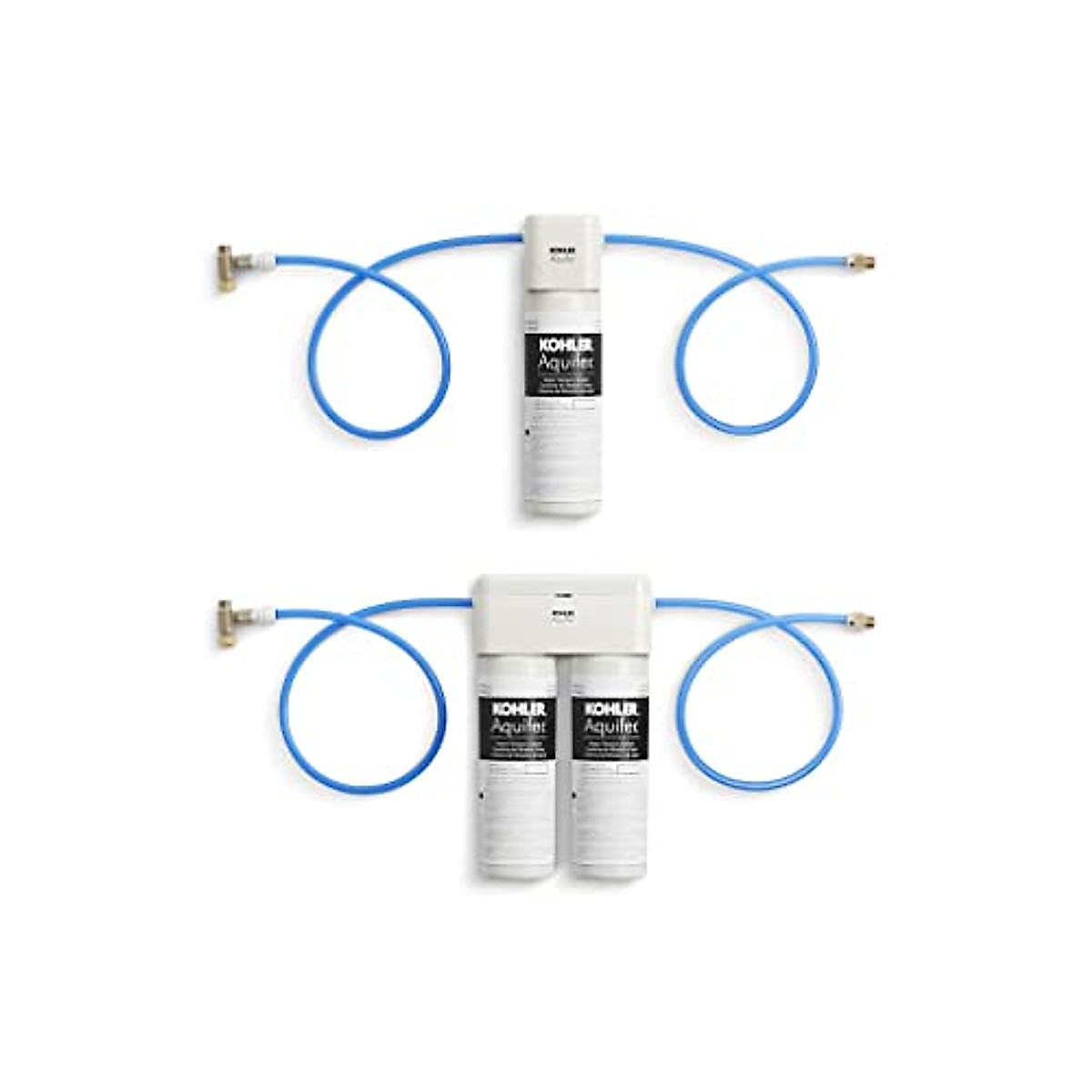 Kohler K-77688-NA Aquifer Replacement Filter Cartridge (2 Pack), 2 Count (Pack of 1), White