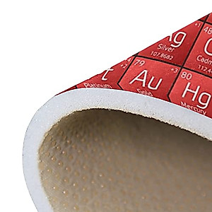 ALAZA Periodic Table of The Elements Chemistry Area Rug Rugs for Living Room Bedroom 7'x5'