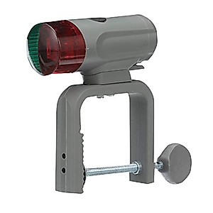 Seachoice Portable Battery-Operated LED Navigation Light Kit, Red/Green Bow Light, White Stern Light