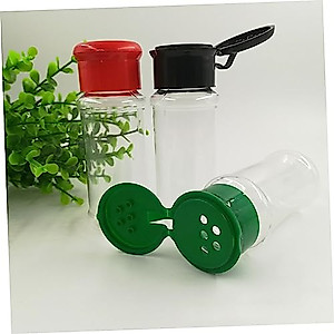 FELTECHELECTR Condiment Jars 24pcs Dispenser Mini s Plastic to Go Containers Empty Jars Condiment Jars Pepper Plastic Pepper Shakers Storage Jar Storage Bottle Salt Shaker Storage Containers