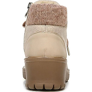 BZees Womens Brooklyn Ankle Boot, Beige, 8 US