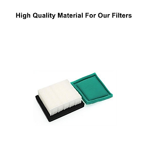 MOWFILL 5 Pack 36046 Air Filter Replace for Tecumseh 36046 740061 Stens 100-450 With 36634 Pre Filter Fits Tecumseh Oh95 Oh195 Ohh50 Ohh55 Ohh60 Ohh65 Vlv50 Vlv55 Vlv60 Vlv66 Vlv126 4 & 5.5 Hp Engines