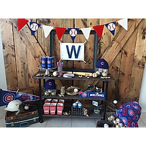 NSTaygate Baseball Flag Banner Decortaion Concessions Birthday Pennant Bunting Sports Party Supplies(Pennant)