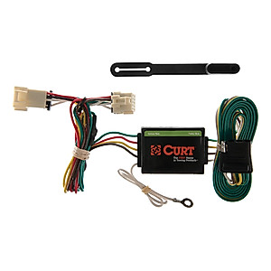 CURT 55355 Vehicle-Side Custom 4-Pin Trailer Wiring Harness, Fits Select Chevrolet Venture, Pontiac TransSport, Montana, Oldsmobile Silhouette