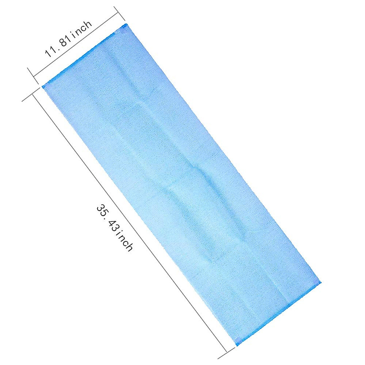 Long Leaf Exfoliating Bath Cloth Dual-Sided Exfoliating Nylon Bath Towel with Deep Clean & Invigorate Your Skin for Massaging Beauty Skin Bath Wash Towel(3 Pack)