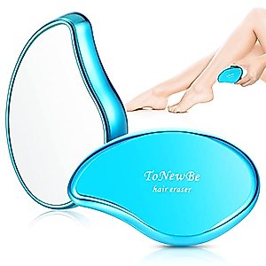 ToNewBe Crystal Hair Eraser for Women and Men, Reusable Crystal Hair Remover, Magic Painless Exfoliation Hair Removal Tool, Magic Hair Eraser for Back Arms Legs