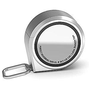 Perfect Pi Diameter Circumference Tape Measure - Imperial and Metric Tape Measure 1/2-inch by 12ft / 3.5m Use for Measuring Cylindrical Objects (Pipe Tape, Tree Tape) Model DCT120