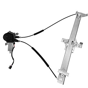 FFFauto 741-586 Front Driver Side Window Regulator Motor fit Ford E150 E250 E350 E550 Club Wagon Econoline Super Duty OEM: 11A125，5073325AA,Direct fit,Easy Install