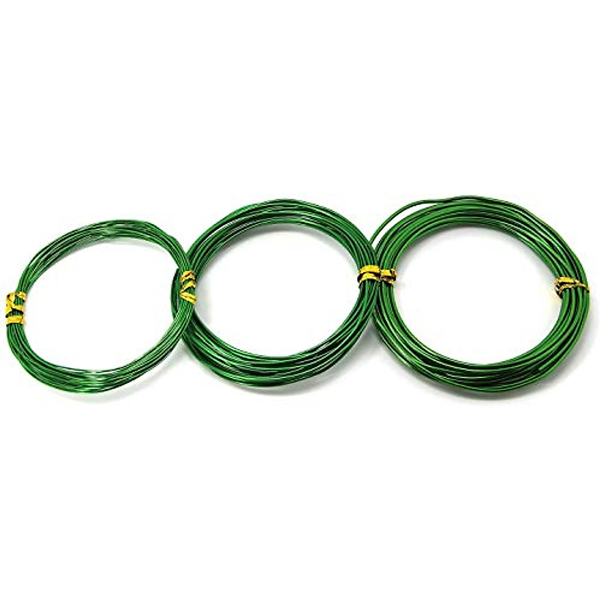 9 Rolls Bonsai Wires, YOURSEE Anodized Aluminum Bonsai Training Wire with 3 Colors (Black, Brown, Green) and 3 Sizes (1.0 mm, 1.5 mm, 2.0 mm), Total 147 Feet