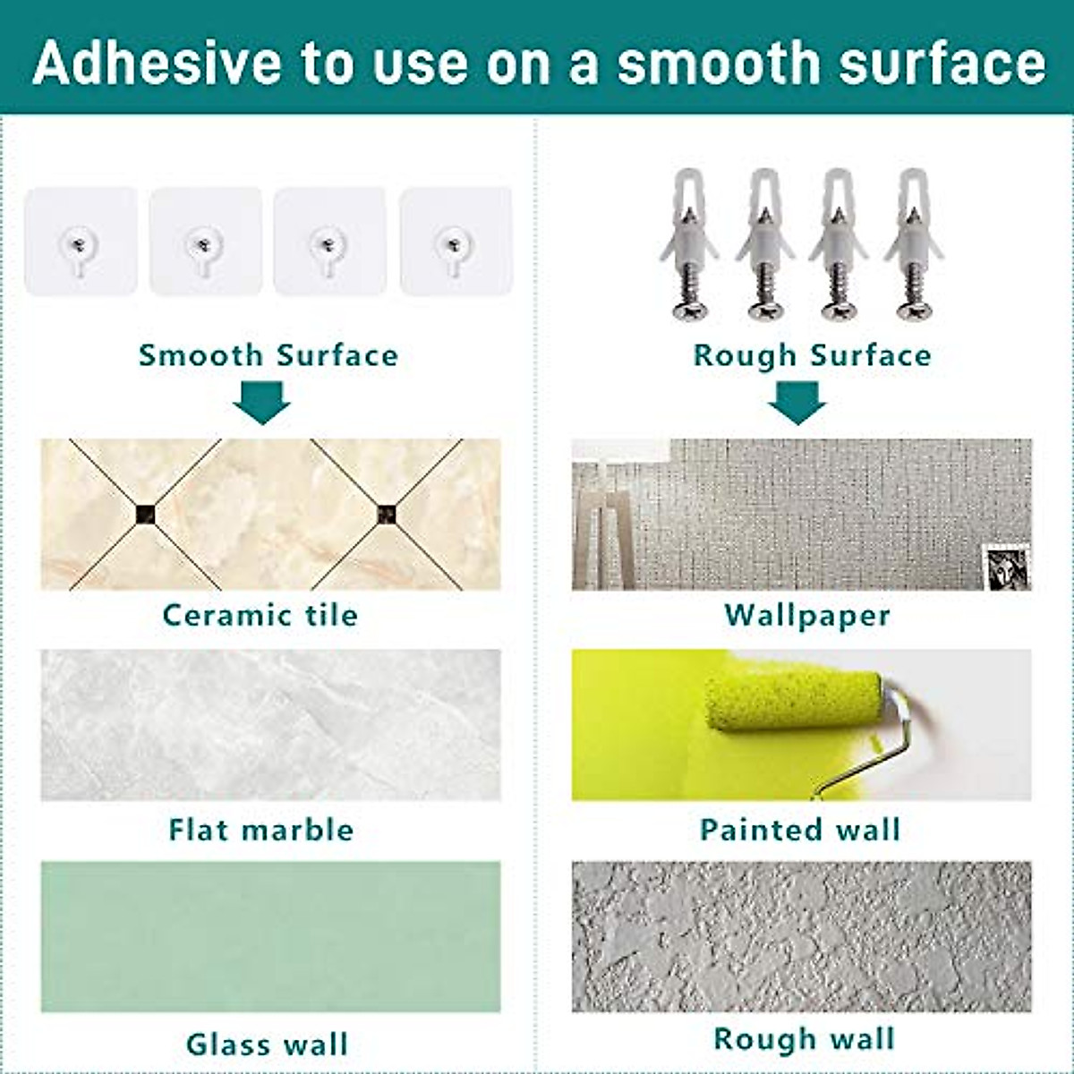 Vdomus Acrylic Bathroom Shelves, Acrylic Shelf Transparent Wall Mounted, No Drilling Extra Thick Acrylic Shower Shelf, Clear Storage Display Shelving, 2 Pack