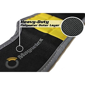 Magnelex Magnetic Wristband - Stocking Stuffers for Men – One Size Fits All Wrist Magnet Tool Holder. Christmas Gift for Dad, Husband, Son. Unique Gift and Stocking Stuffer Idea