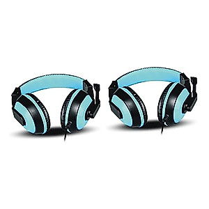 Mikikit 2pcs Over The Head Headphones Overhead Headphones Wired Headphones for Computer Noise Cancelling Headset Gamer Headphones Gaming Headset Adjustable Game Headphone Earphone