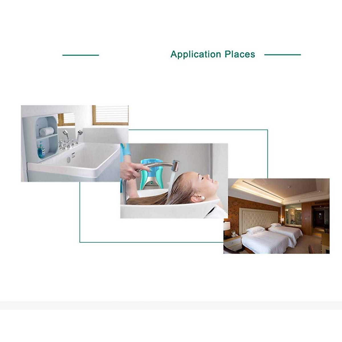 TGRTY Soap Dispenser Liquid Dispenser Foam Liquid Distributor Wall Hanging Bathroom Shampoo Bath Liquid Box Induction Foam Dispenser Bottle Pressing Lotion Dispenser (Color : Green)