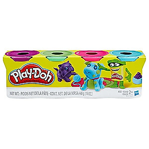 Play-Doh HASB5517BAMZ 4-Pack of Colors Gift Set Bundle (12 Cans-48 Oz)