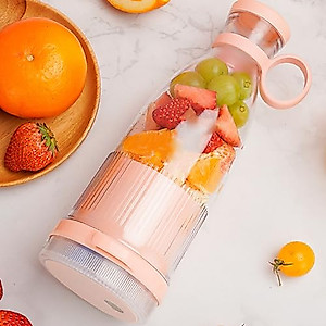 Portable Blender Mini Fruit Juicer Mixer Travel Blender Bottles Small Juice Extractor For Traveling Gym Office Small Electric Blender Juice Extractor