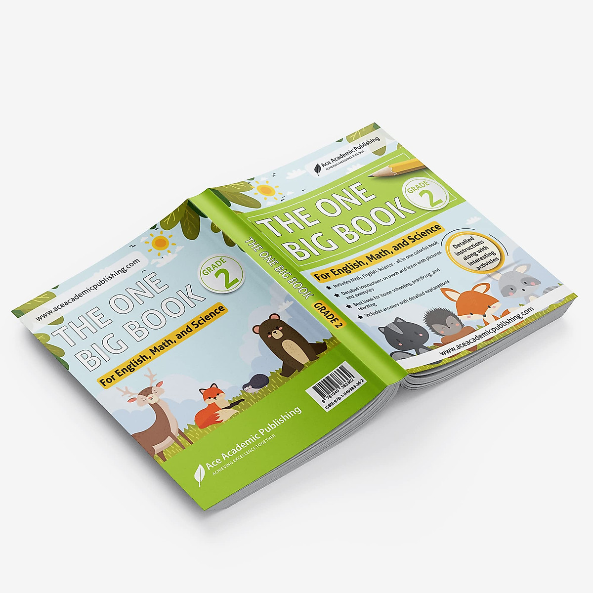 The One Big Book - Grade 2: For English, Math and Science