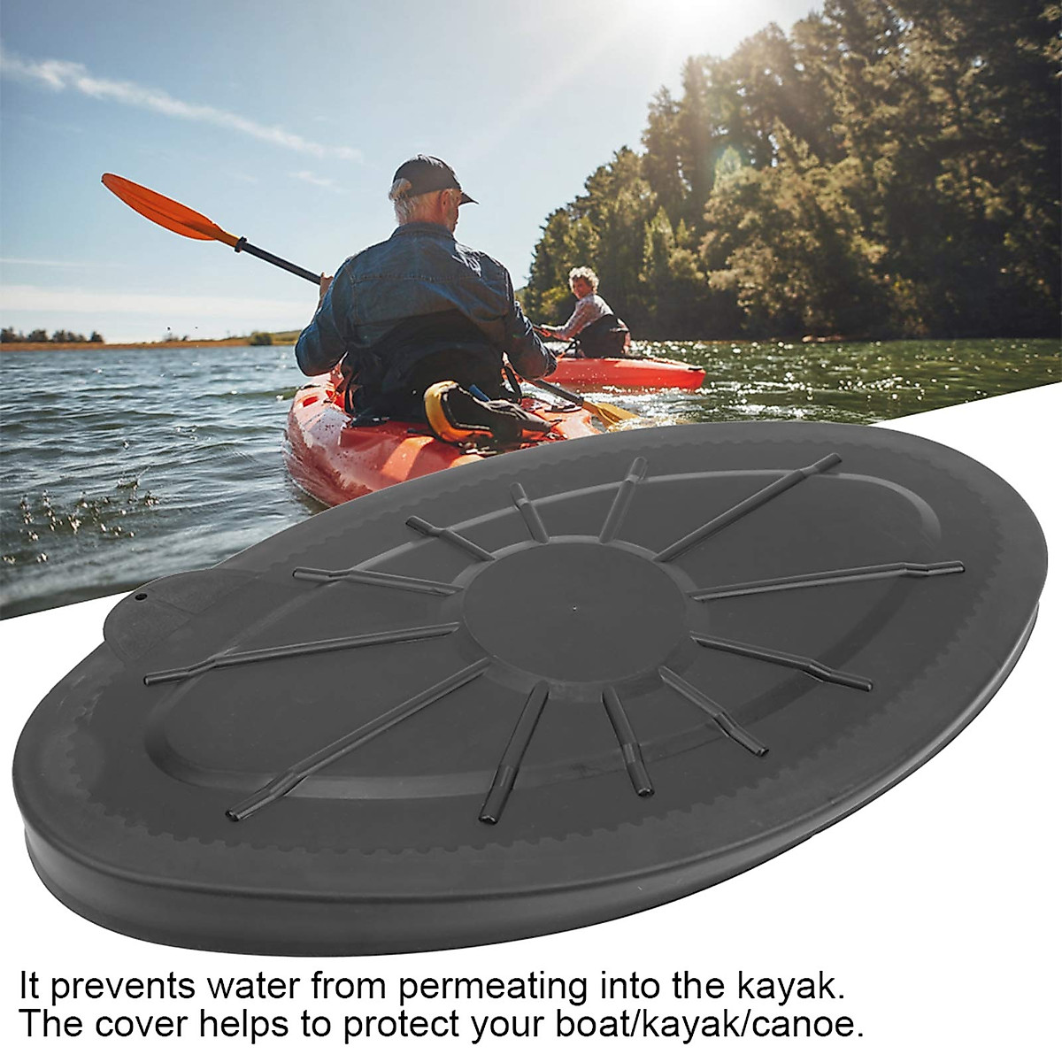 Teror Deck Hatch Cover,Waterproof Round Hatch Cover Plastic Deck Inspection Plate for Marine Boat Kayak Canoe