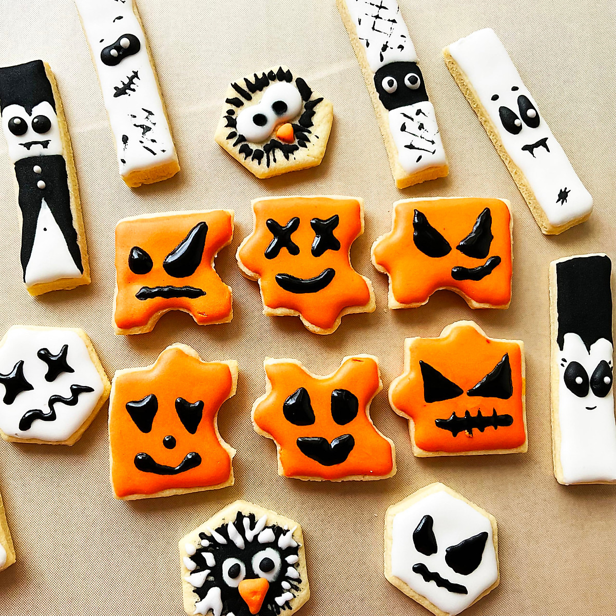 Large Rectangle Puzzle Cookie Cutter for Dough, 6 Pcs Multicutter 6.375" by 4.25" with 2.125-Inch Square Pieces (Puzzle)