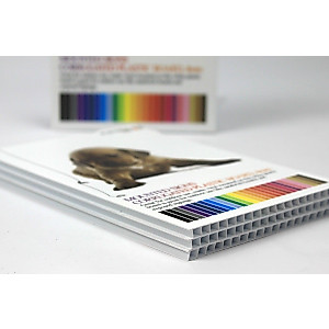 T-SIGN Corrugated Plastic Sheets Coroplast Sign Blank Board, 24 x36 Inches 3/16 Inches Thick for A-Frame Replacement Poster Sheets, 2 Pack White Blanks Sign