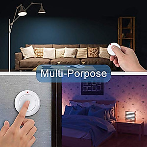 Garbage Disposal Sink Top Switch, Remote Control Wireless Plug Outlet,Smart Air Switch Button Kit for Waste Disposer, No Drilling on Sink Top,Compatible Garbage Disposals Under 2 HP