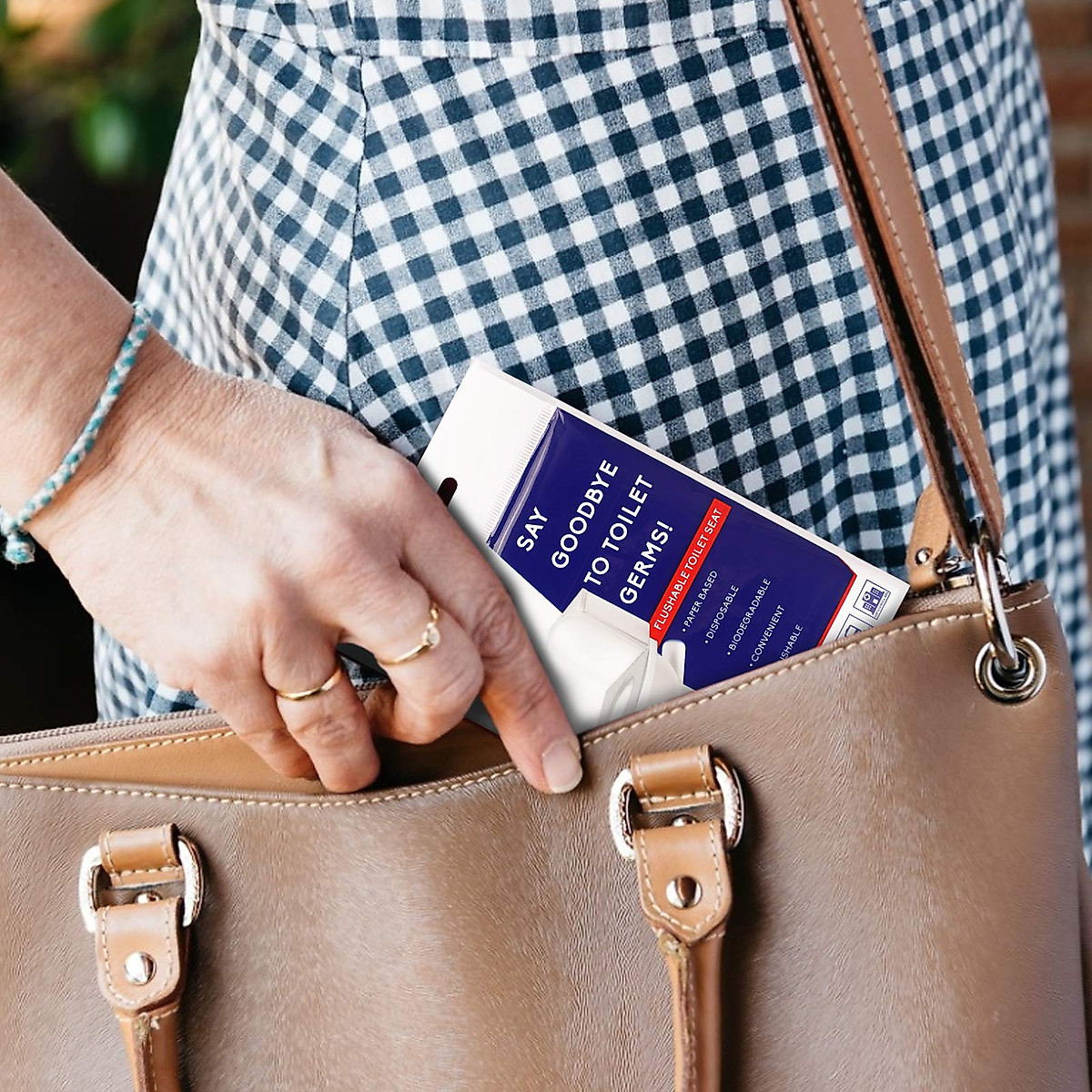 Disposable Toilet Seat Covers Flushable Paper Travel Pack (60-Count) -Disposable Seat Covers for Travel Adults Kids Baby Toddlers Potty Training Liners in Public Restrooms