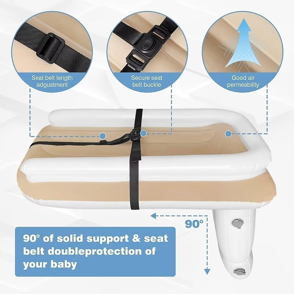 Toddler Airplane Bed Toddler Travel Bed - Airplane Bed Airplane Seat Extender Toddler Bed Belt Toddler Travel Bed for Train Airplane Car #5