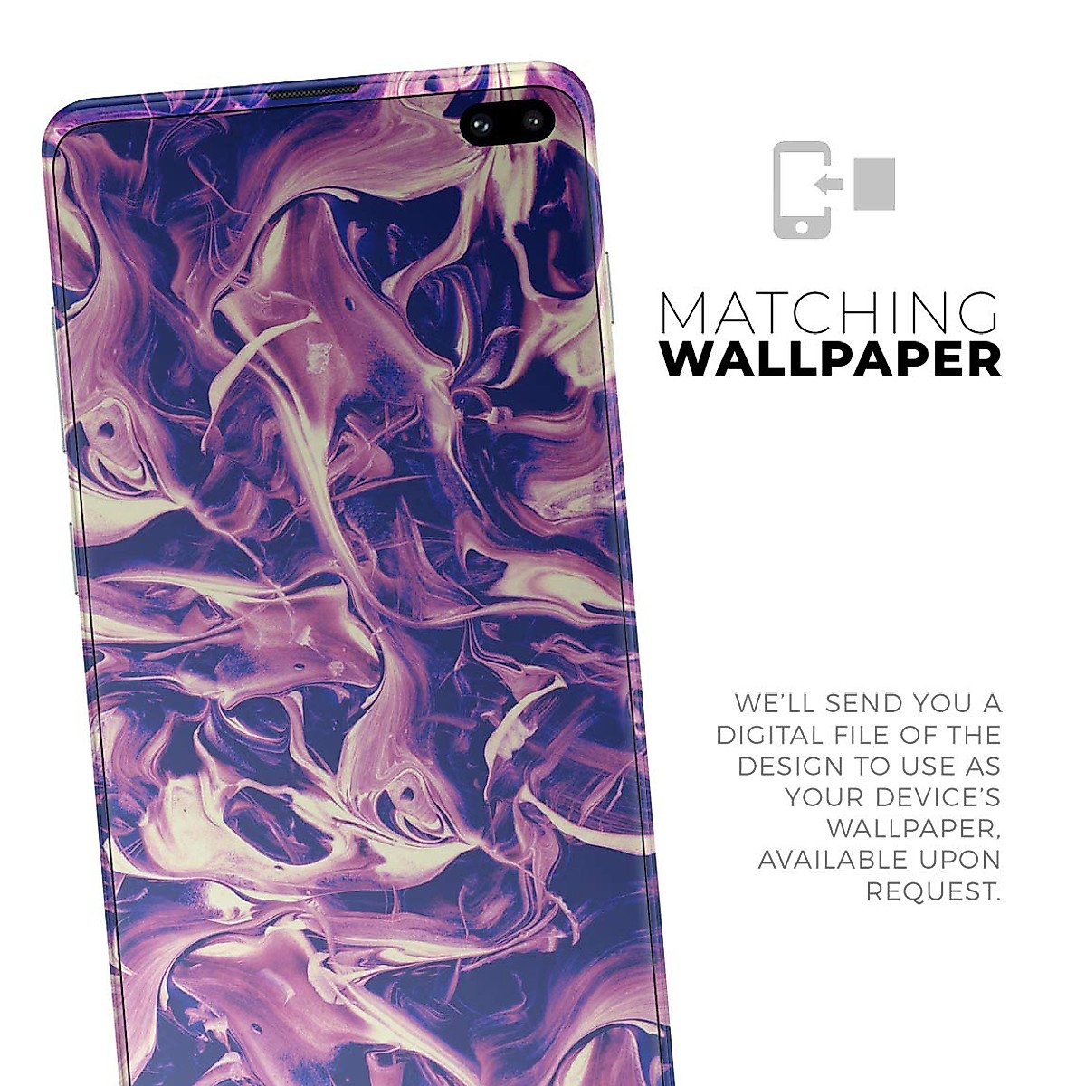 DesignSkinz Liquid Abstract Paint Remix V63 Protective Vinyl Decal Wrap Skin Cover Compatible with The Samsung Galaxy S20 (Screen Trim & Back Glass Skin)