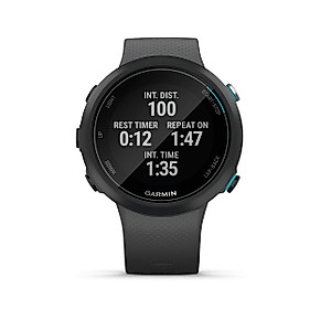 Garmin Swim 2 GPS Swimming Smartwatch with Wearable4U Power Pack Bundle (Slate) 549