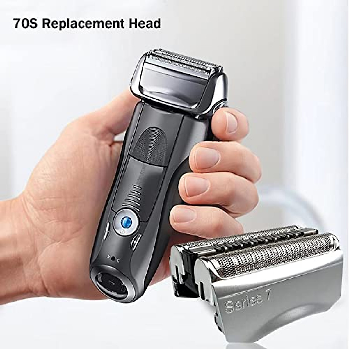 Aijen 70s Shaver Replacement Heads - Compatible with braun Series 7 Replacement Heads - Compatible with 720, 750CC, 760CC, 765C etc.