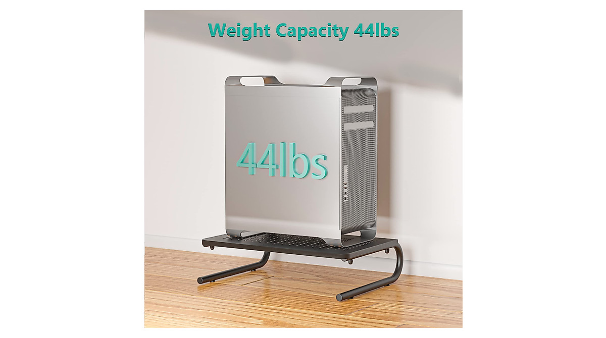 WALI Monitor Stand Riser - 4-inch Ergonomic Laptop & Monitor Holder