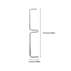 OSALADI Popcorn Machine Mixer Rod Replacement - Popcorn Maker Machine Accessory - Silver Iron Material - 6.1 Inches
