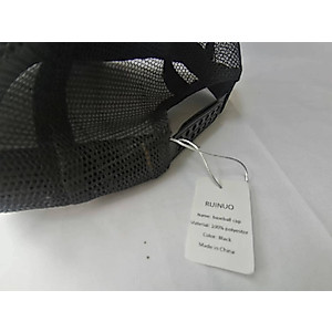 RUINUO Smile Face Baseball Cap Adjustable Trucker Hat Foam Mesh Back Hats