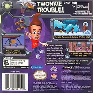 Jimmy Neutron Boy Genius - Game Boy Advance