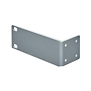 GeoLynx Silver Rack Mount Adapter Bracket Ear Kit for Ubiquiti US-8-150W UniFi Switch 8 Port | Edge Switch 8 Port with M6 Cage Nuts Screws & Hardware