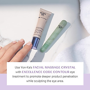 Yon-Ka Excellence Code Contours Eye Cream (15ml) Anti-Aging Eye and Lip Treatment with Hyaluronic Acid, Reduce Puffiness and Dark Circles, Paraben-Free