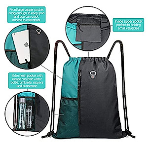 BeeGreen Drawstring Backpack Bag with Drawstring Backpack Sports Gym Bag for Women Men Children