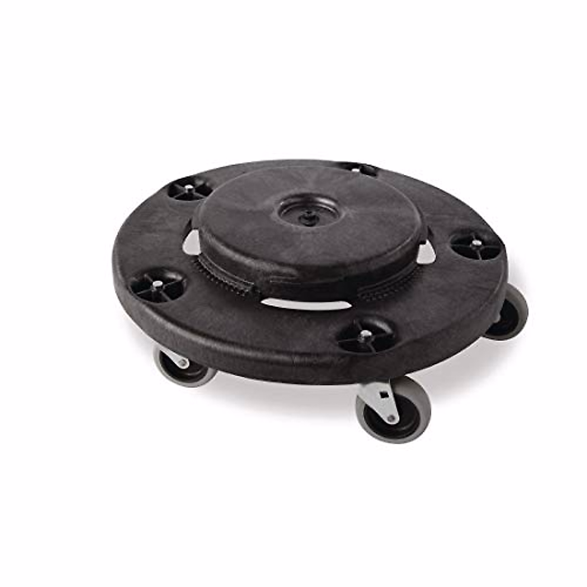 Rubbermaid Commercial Products Brute Trash Can Dolly with Wheels, Black, Transports 20, 32, 44 and 55G Brute Containers