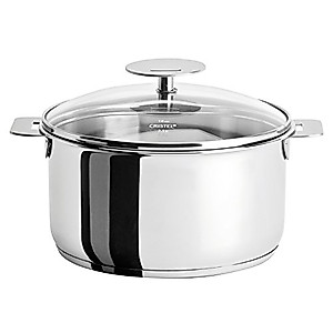Cristel Mutine Saucepan, 1.5 quart, Silver