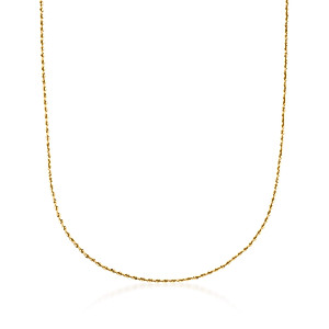 Ross-Simons 14kt Yellow Gold Rope-Chain Necklace