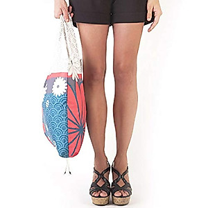 Reusable Grocery Bags- Set of 3 Boho Wanderlust Envirosax - Foldable Quality Travel or Shopping Tote. Eco-Friendly, Waterproof / Machine Washable. For Travel Shopping Arts Crafts Multi Use