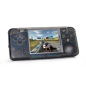 Handheld Game Console ,Retro Game Console Built-in 3000 Classic Game Console 3 Inch Screen Portable Video Game Console - Transparent Black