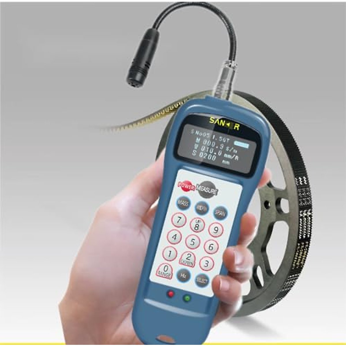 Sanker Sonic Belt Tension Meter SK-608 Suited for Multi-Ribbed V- and synchronous Belts Shorter Measurement time ≤ 0.2S Measuring Accuracy +/-1% Frequency Range 10-5000Hz U550 Same Function