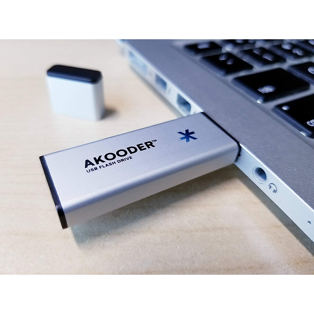 64GB USB 2.0 Flash Drive (Two Pack 64GB x 2 = 128GB + Finger Ring Kickstand) Memory Stick Thumb Drive Zip Drive Jump Drive