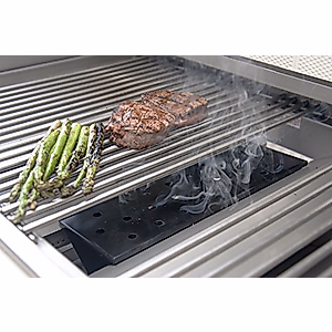 Charcoal Companion Large Nonstick V-Shaped Smoker Box for Gas Grills -- Provides Great Smoky Flavor -- CC4057