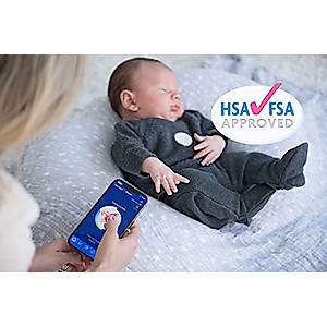 MonBaby Smart Baby Monitor: Tracks Chest Movement, Rollovers, Sleeping Position. Real-Time Alerts to Smartphone. HSA and FSA Approved. MonBaby for Smart Parenting.