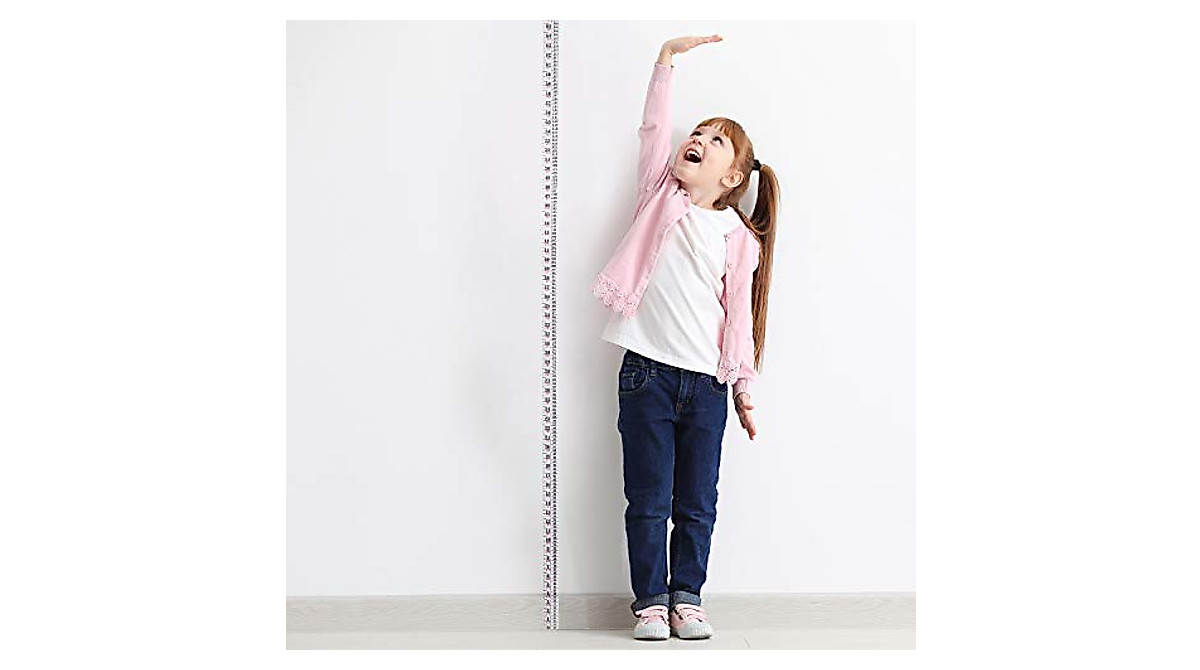 Growth Chart Wall Labels - Easy Height Tracking for Kids & Nursery