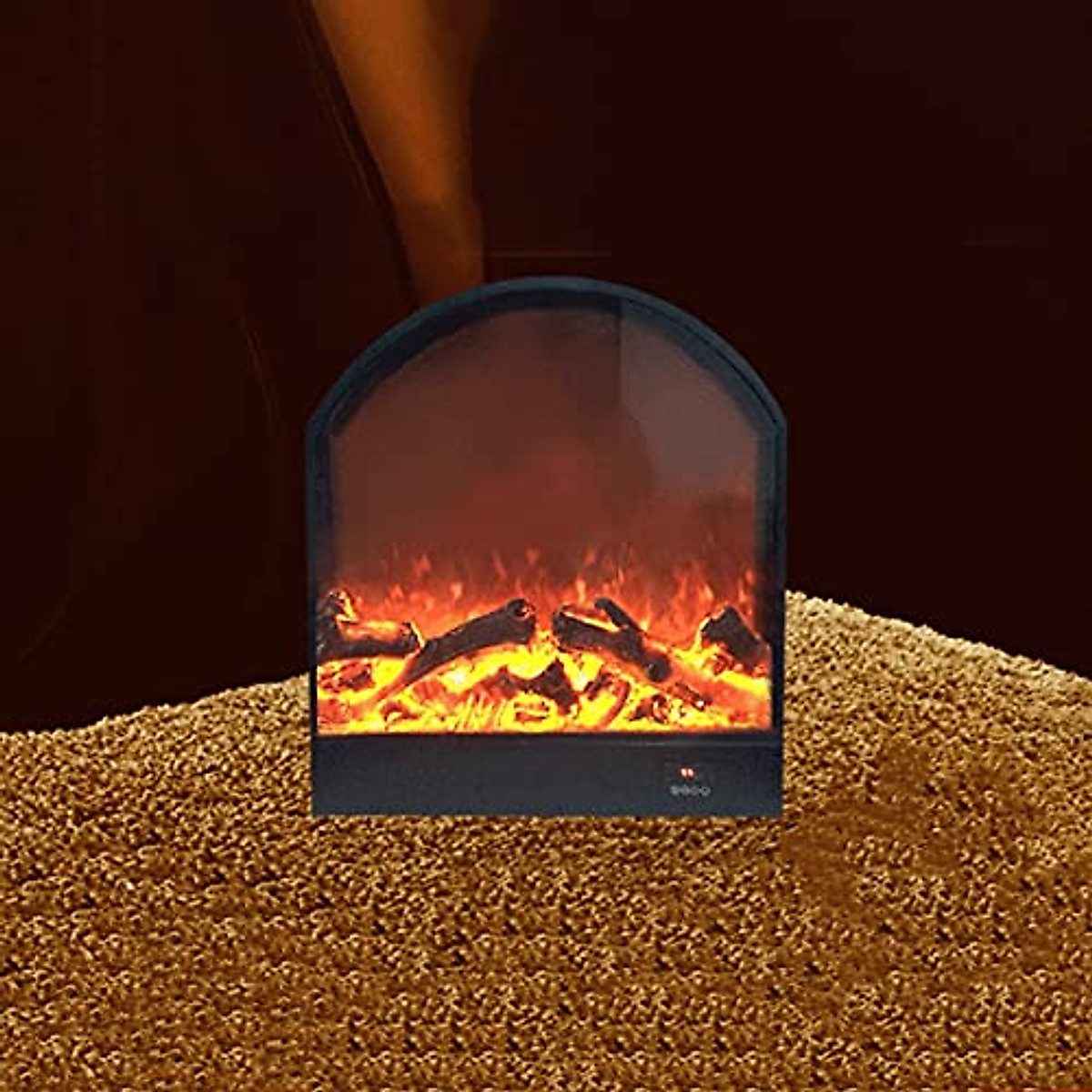 Electric Fireplace Stoves Electrical Fireplaces-Wall Mounted Arch Household Electric Fireplace Heater,Embedded Fireplace Core With Emulation Fire,recessed Mounting Heaters For Showroom Decoration