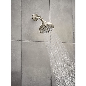 Moen 200W0SRN Hydro Energetix Eight-Function 5" Diameter Spray Head Standard, Brushed Nickel