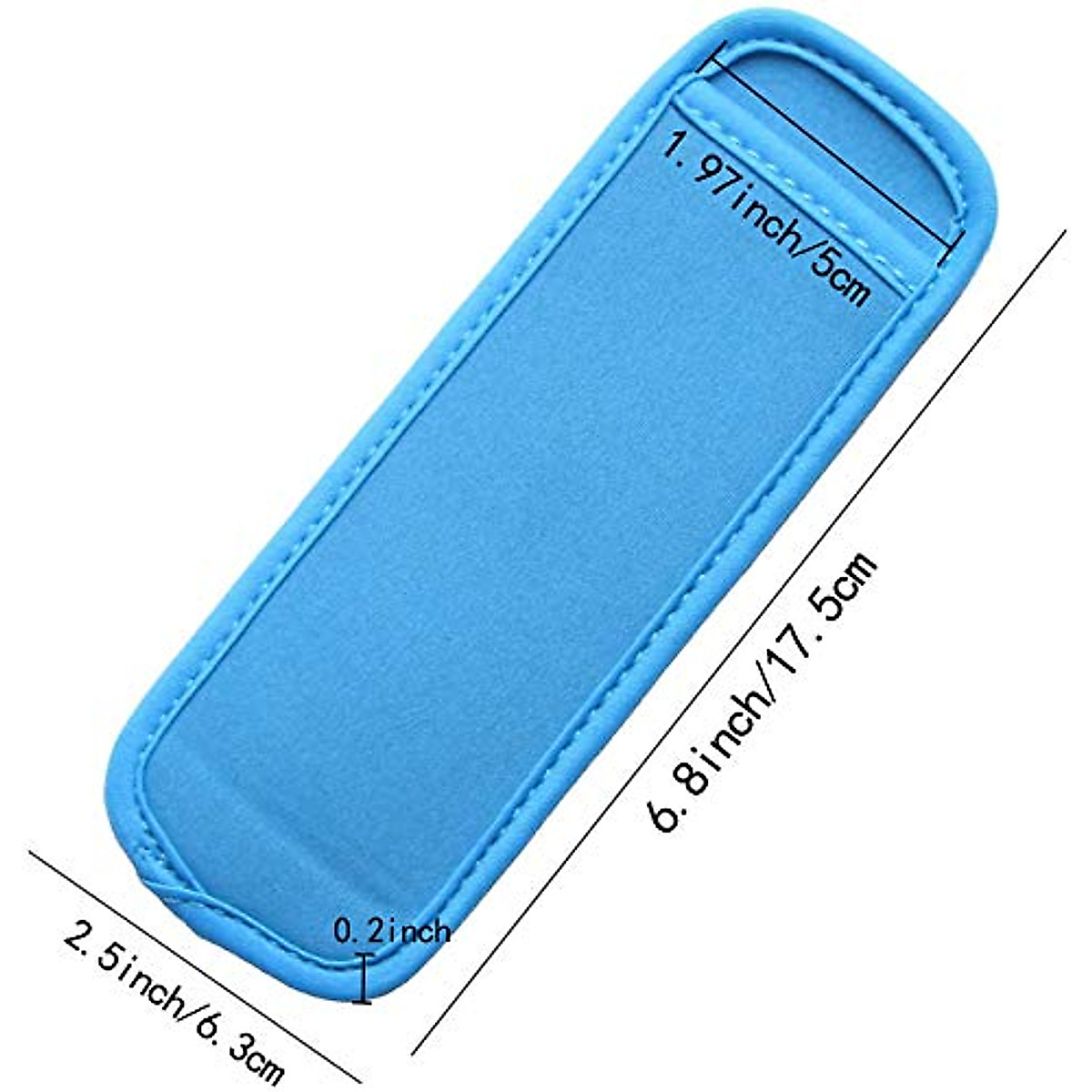 24 Pack Reusable Popsicle Bags Ice Pop Sleeves Antifreezing Sleeves,8 Colors