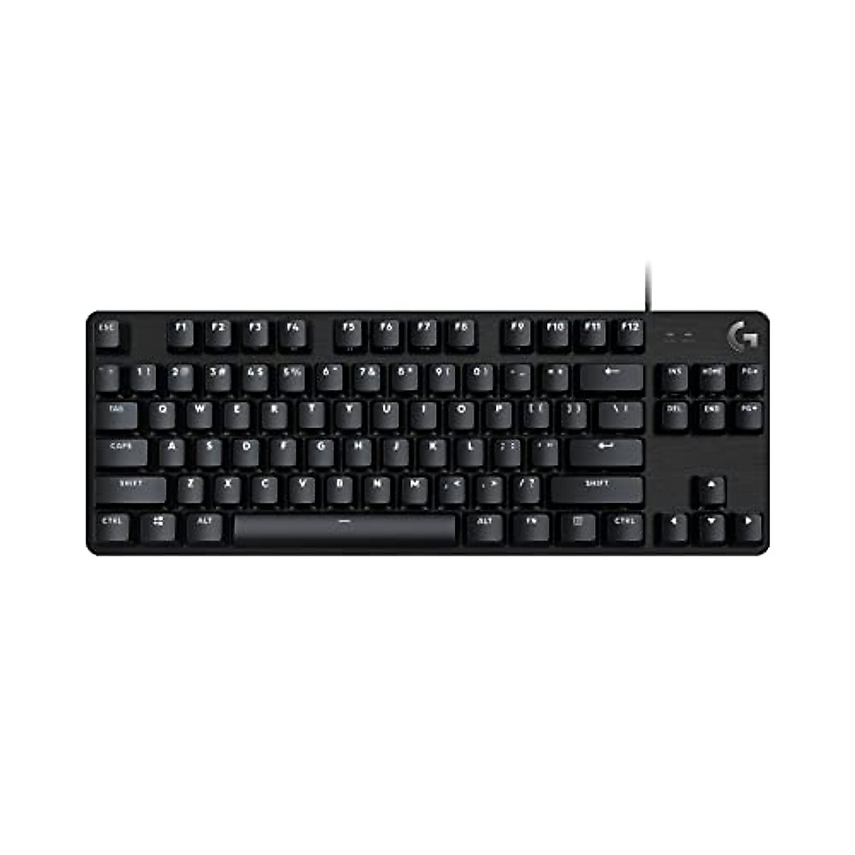Logitech G413 TKL SE Mechanical Gaming Keyboard - Compact Backlit Keyboard with Tactile Mechanical Switches, Anti-Ghosting, Compatible with Windows, macOS - Black Aluminum (Renewed)